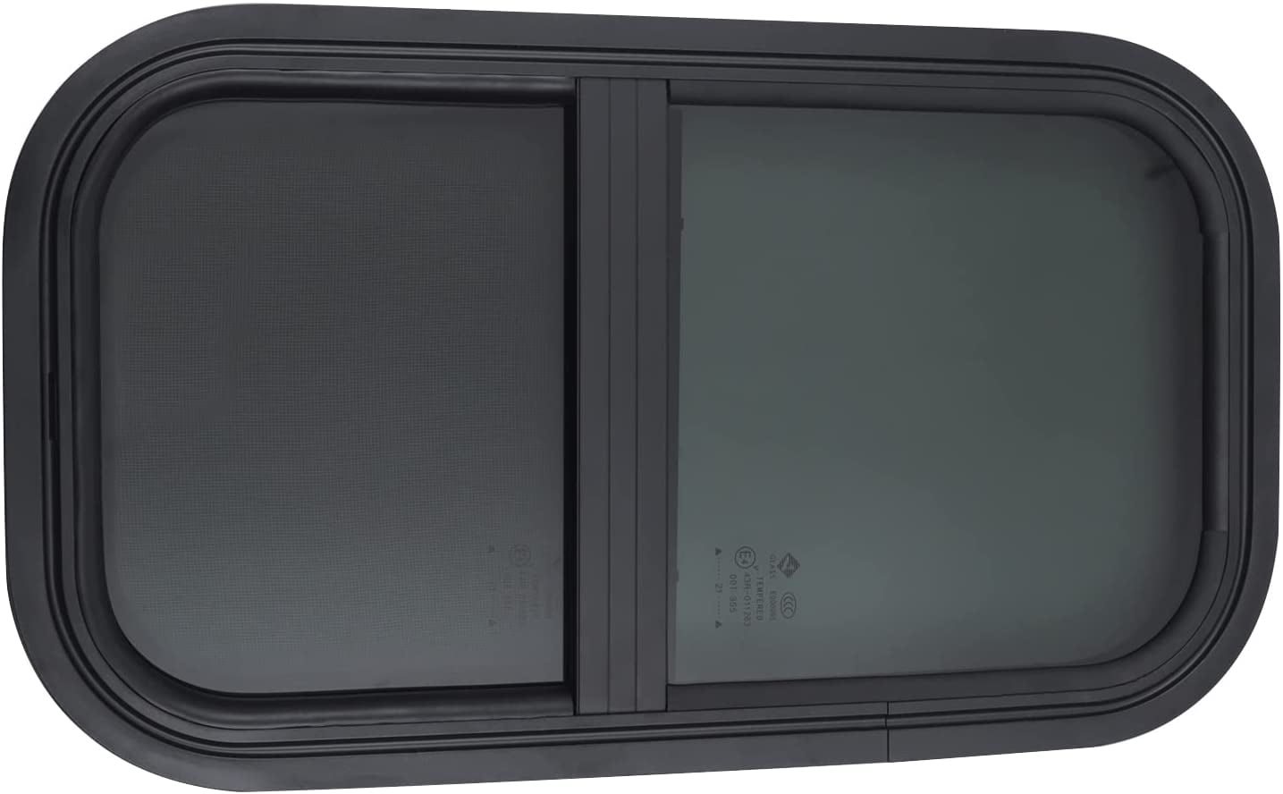 12" W x 22" H RV Camper Teardrop Cargo Vertical Trailer Window ...