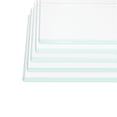12" W x 30" L - Tempered Rectangle Glass Shelf Without Frame (5 Pieces ...