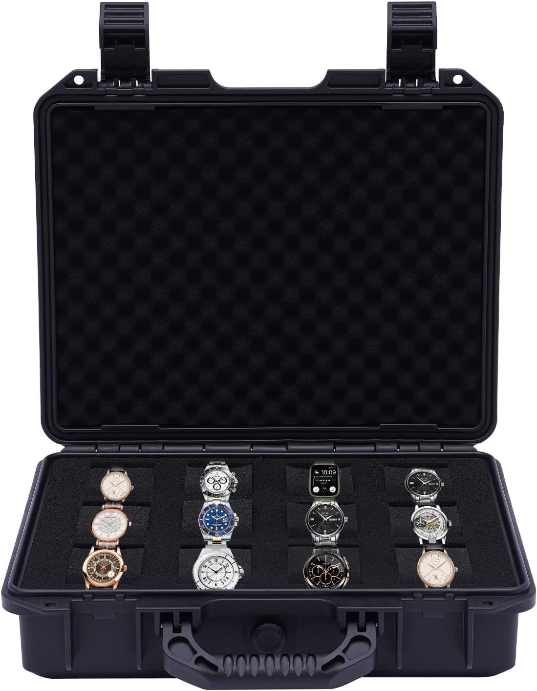 12 Watch Carry Case, Watch Box Travel Case with Hard Shell Protect Your ...