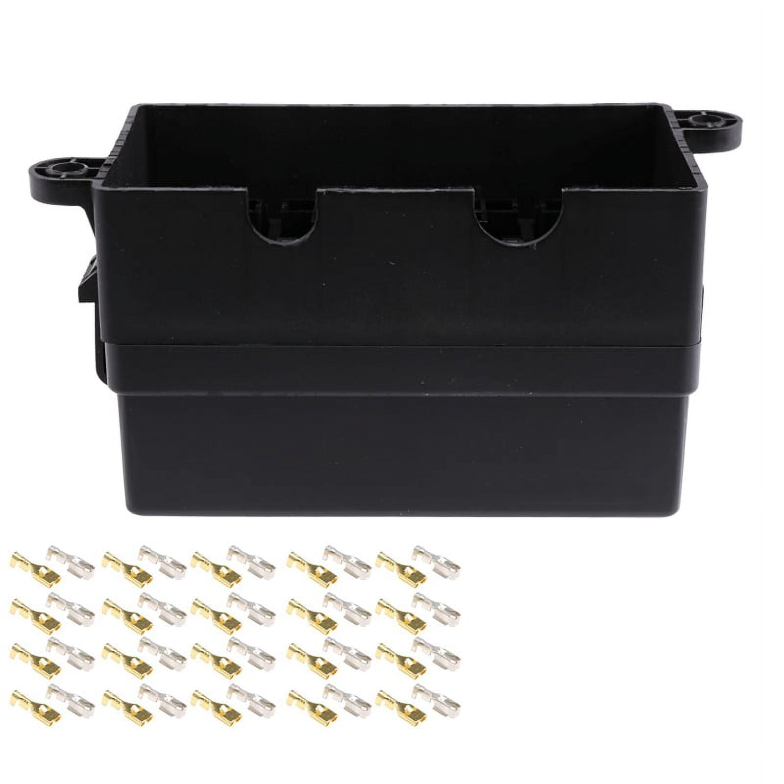 12 Way Blade Fuse Holder Box with Spade Terminals for Car Truck Trailer ...