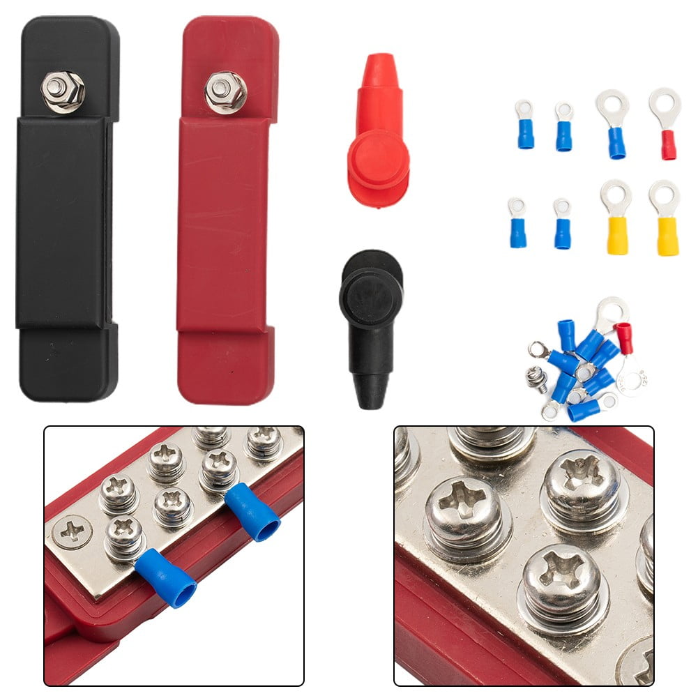 12 Way Bus Bar Power Distribution 12V /150A Rated Terminal Block For ...