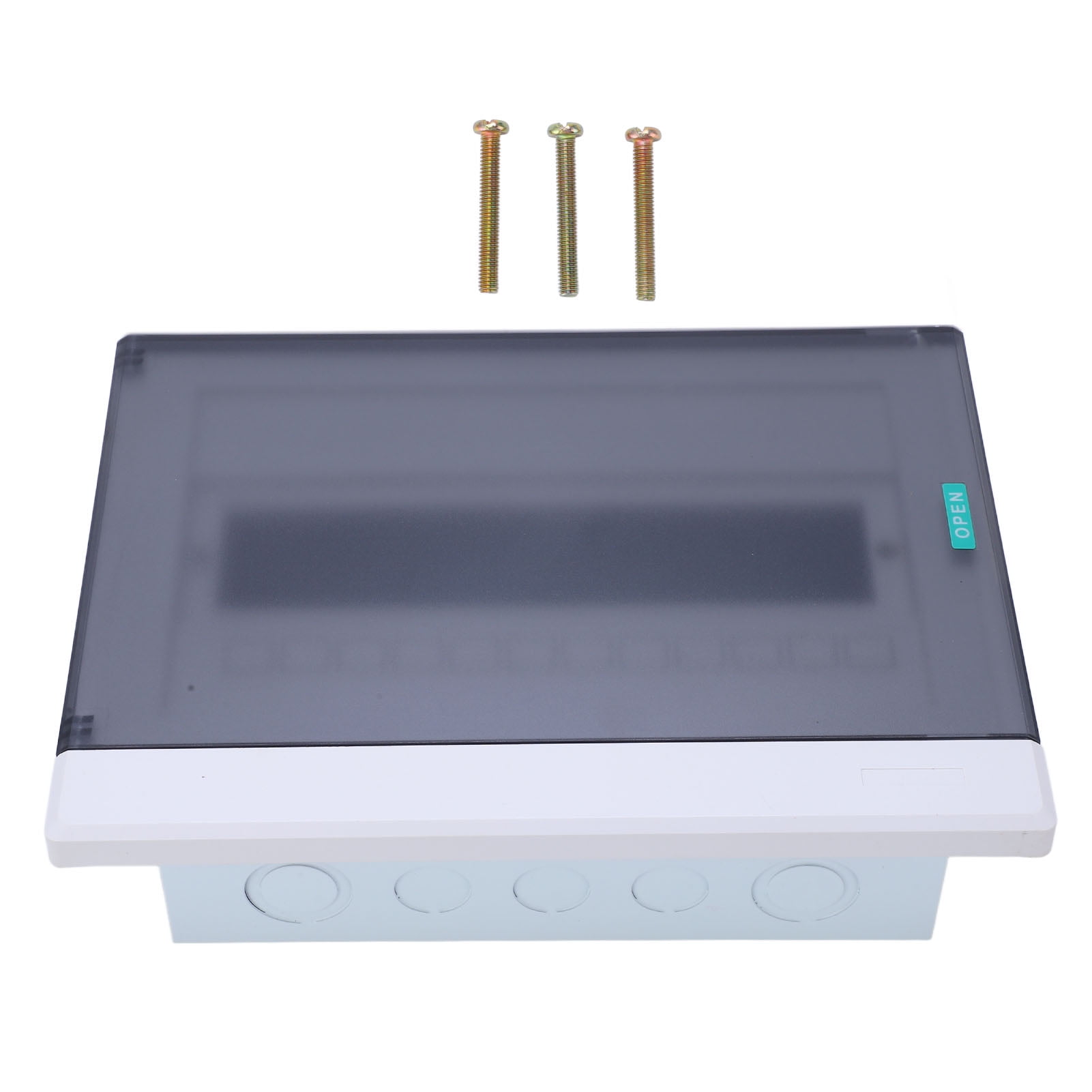 12 Way Power Distribution Box Stainless Steel Shell Clear PC Cover ...