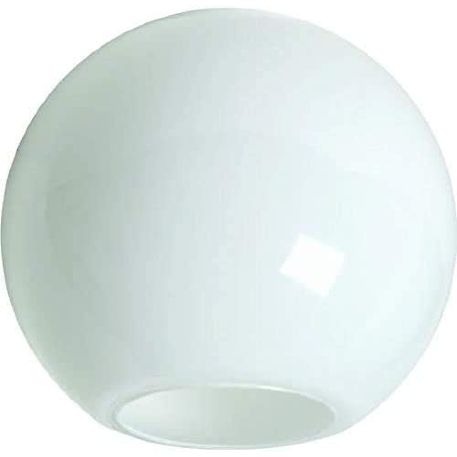 12" White Acrylic Round Plastic Light Globe Pole Post Lamp Outdoor ...