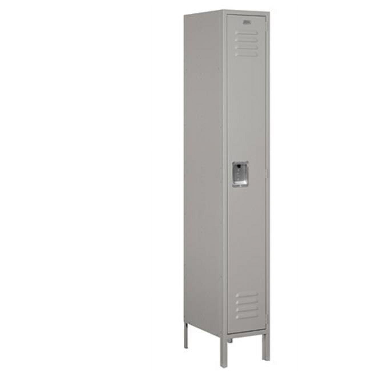 Salsbury Industries Gray Single-Tier Standard Steel Locker (6' High x ...