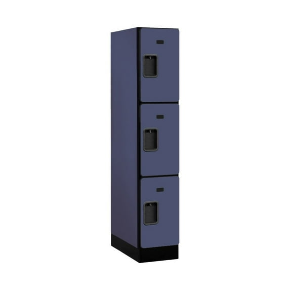 12" Wide Triple Tier Designer Wood Locker - 1 Wide - 5 Feet High - 21 ...