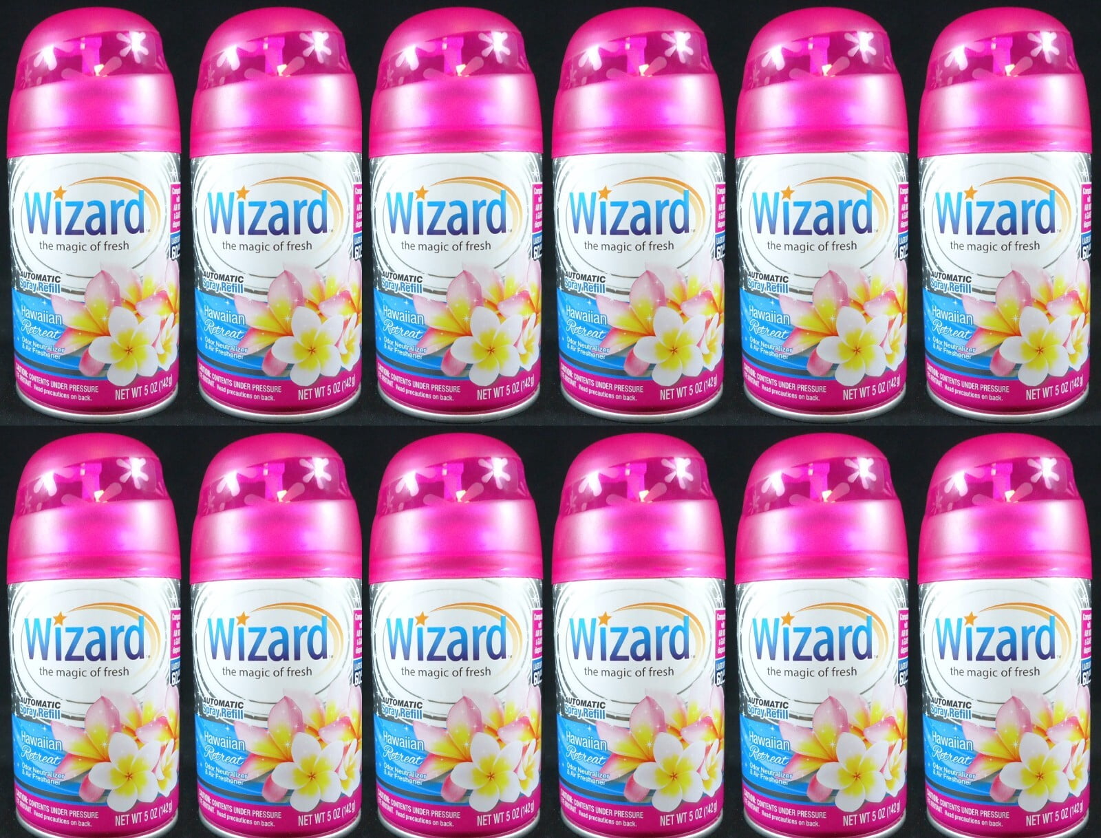 12 Wizard Automatic Spray Refill Hawaiian Retreat 5 oz See Note ...