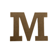 Letter M Cut Out
