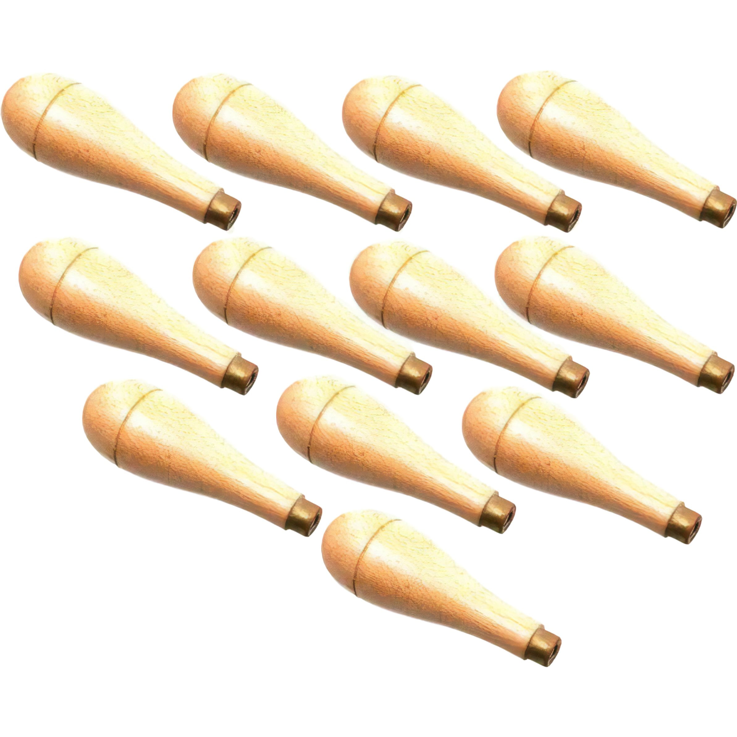 12 Wooden Handle File Graver Tool Grip Filing Ring Part 3 1/2 ...