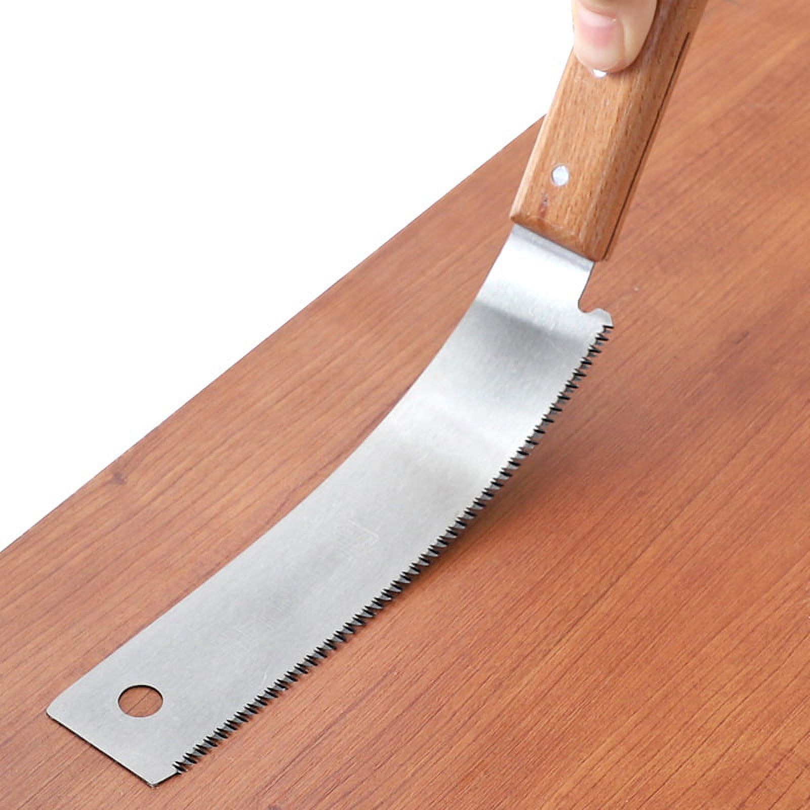 12" Wooden Handle Small Hand Saw - Fine Tooth Precision Flat Saw ...