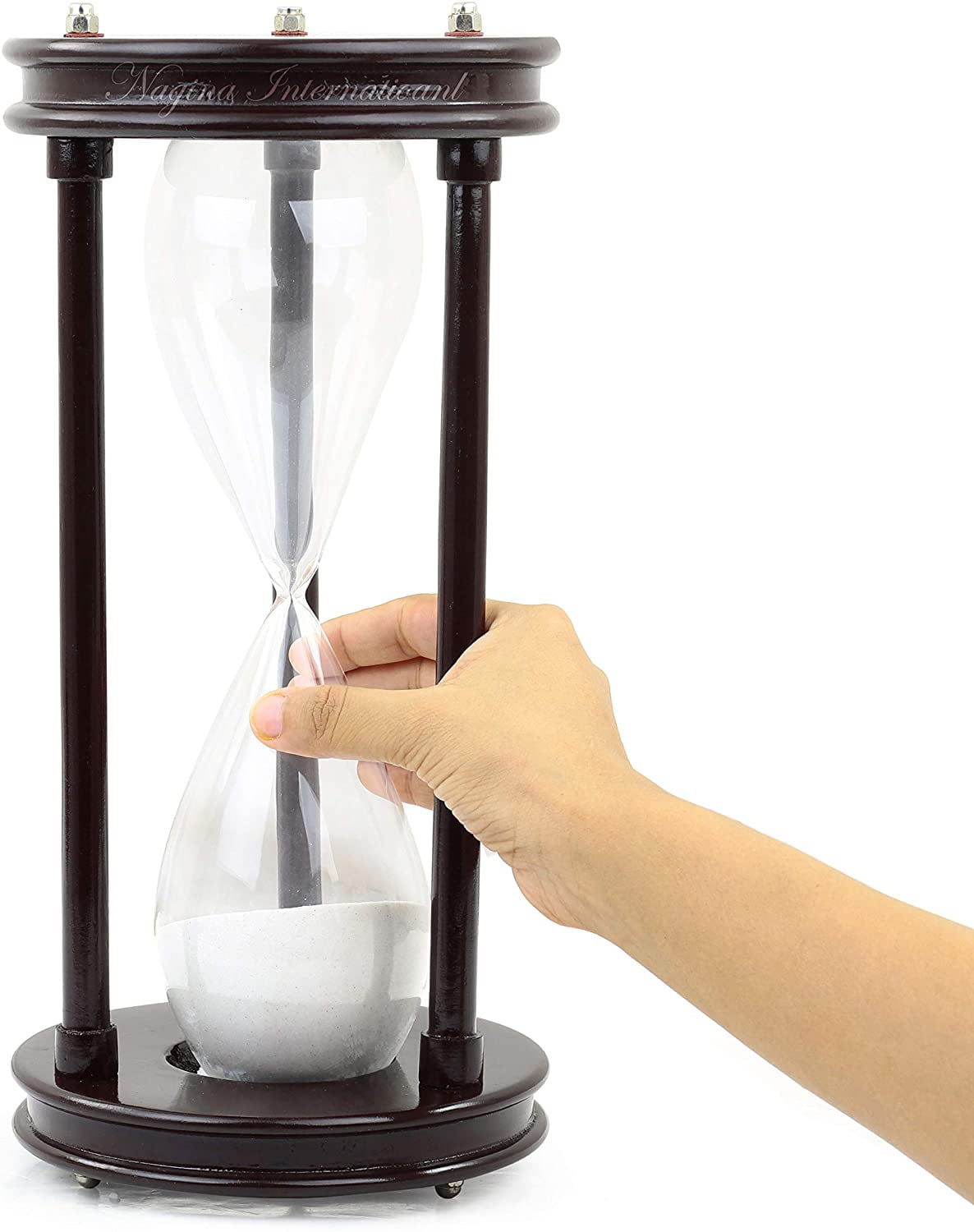 "12"" Wooden Sand Timer Brown | Beautiful Vintage Stylish Aged ...