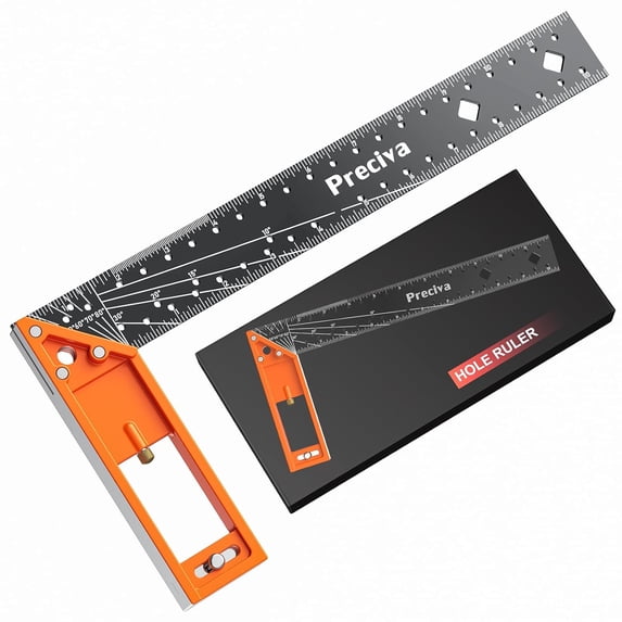 12” Woodworking Square Ruler - Right Angle Carpenter Layout Tool ...