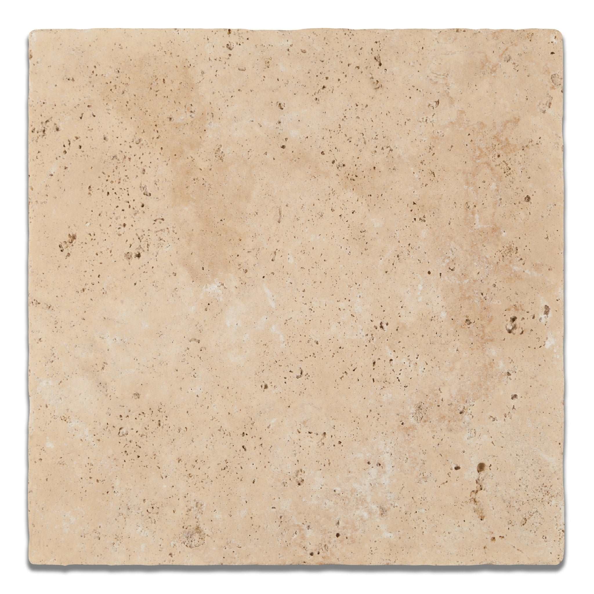 12 X 12 Ivory Travertine Tumbled Field Tile - Walmart.com