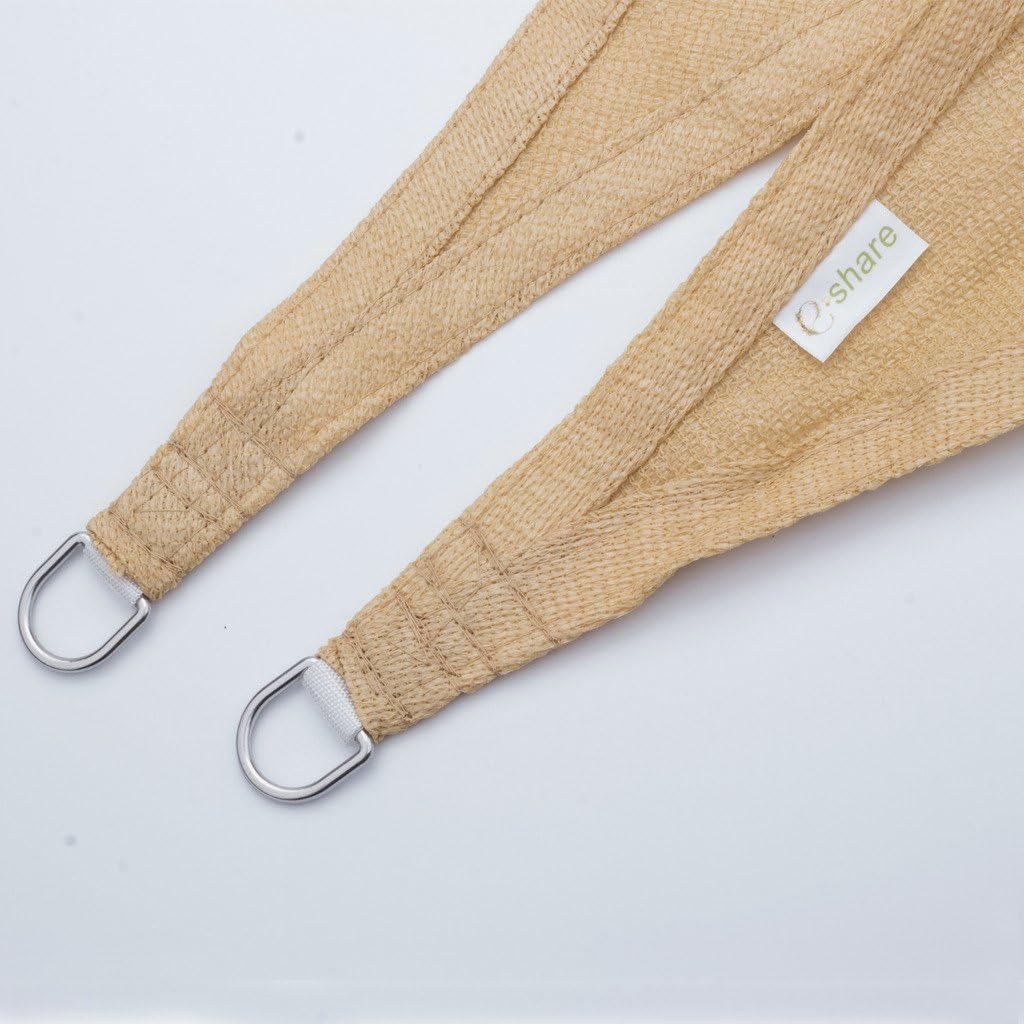 12' X 12' X 12' Triangle Sand UV Block Sun Shade Sail Ideal for Outdoor ...