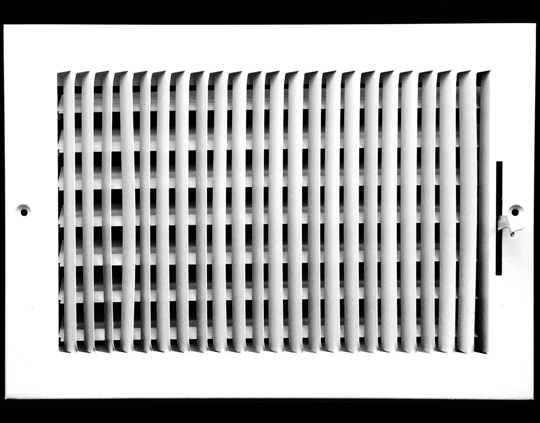 12" X 8" 1-Way AIR SUPPLY GRILLE - VENT COVER & DIFFUSER - Flat Stamped ...