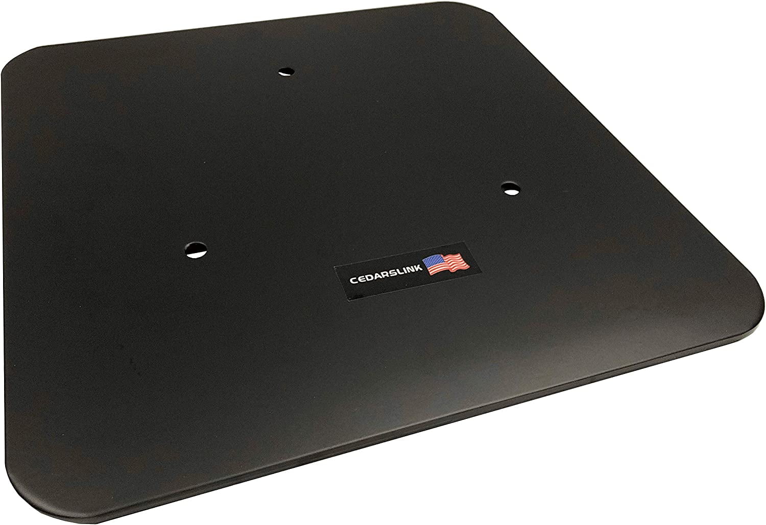 12"X12" Black Aluminum Base Plate/Top For 10"x10" Cedarslink Triangle ...