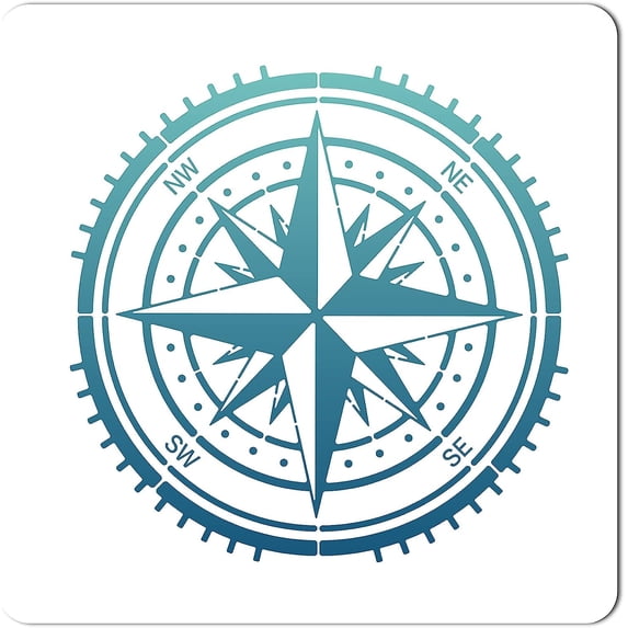 12"X12"Compass Rose Stencil Stencil navigational Templates Reusable ...