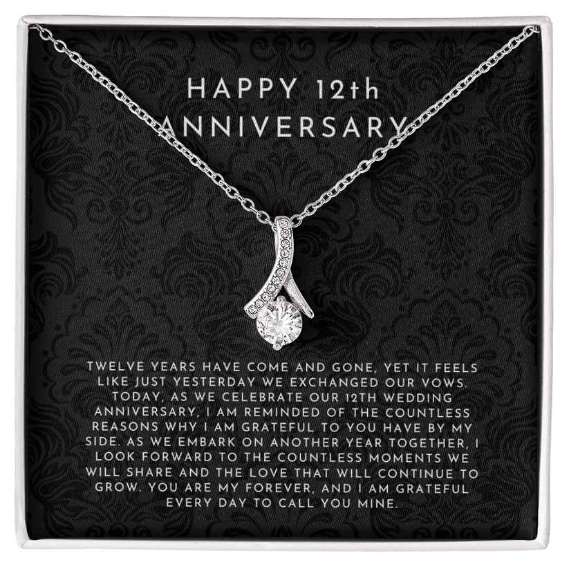 12 Year Anniversary Gift, 12th Anniversary Gift For Wife Inspirational ...