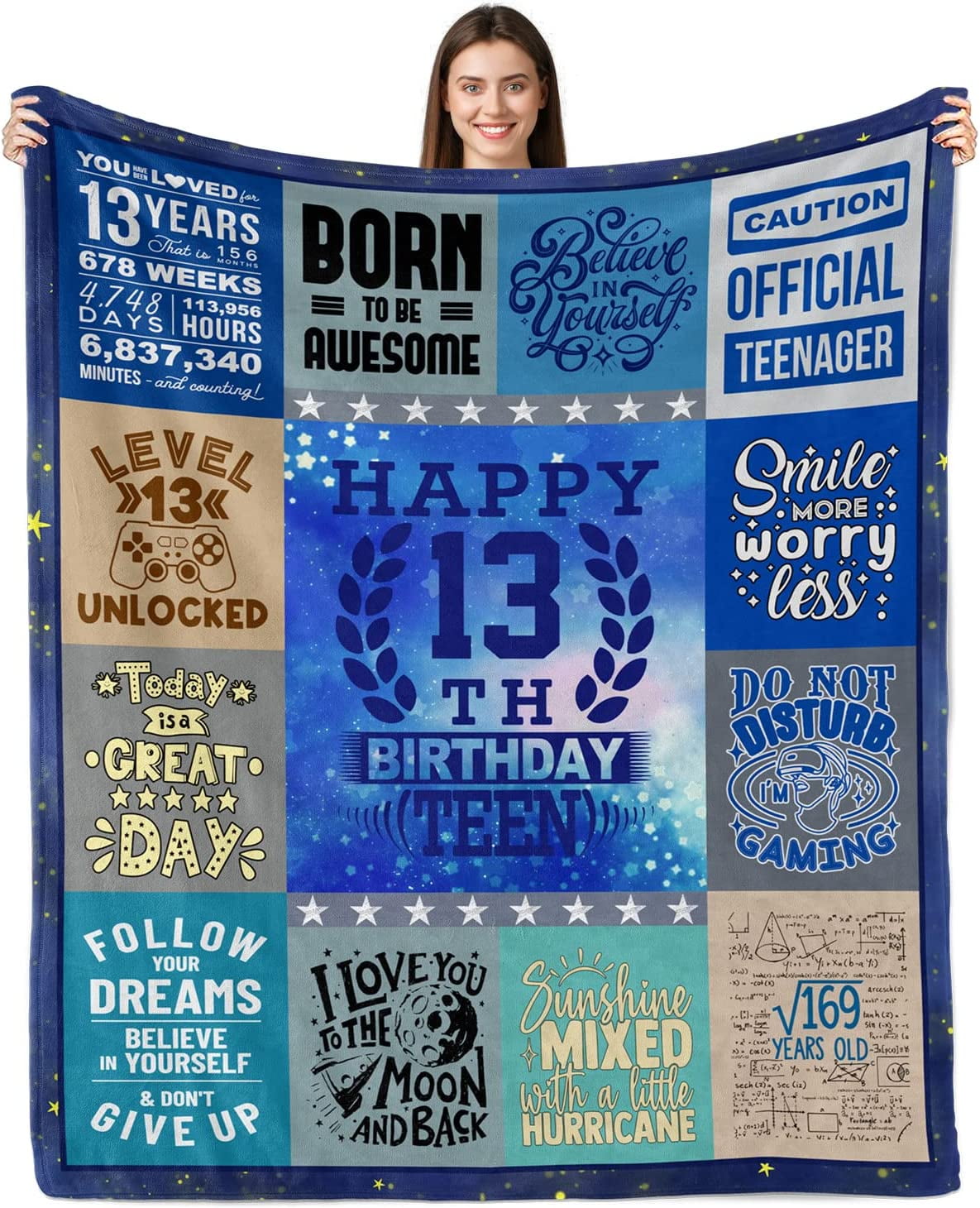 12 Year Old Boys Gift Ideas Blanket 60"x50", Birthday Gifts for 12 Year ...