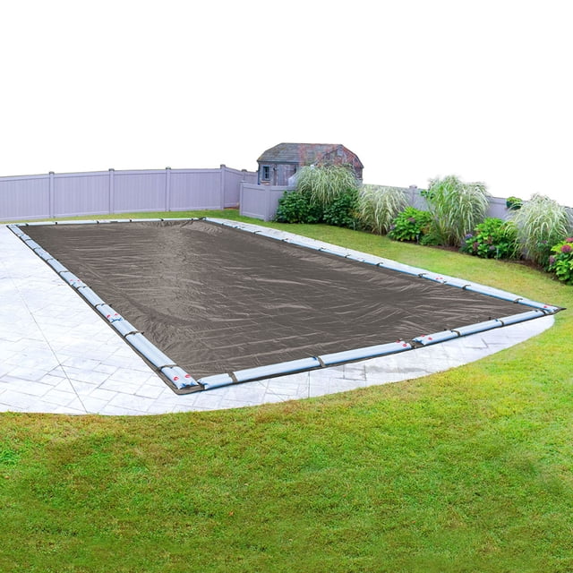 12-Year Winter Pool Cover For 25 Foot x 45 Foot Rectangle In-Ground ...
