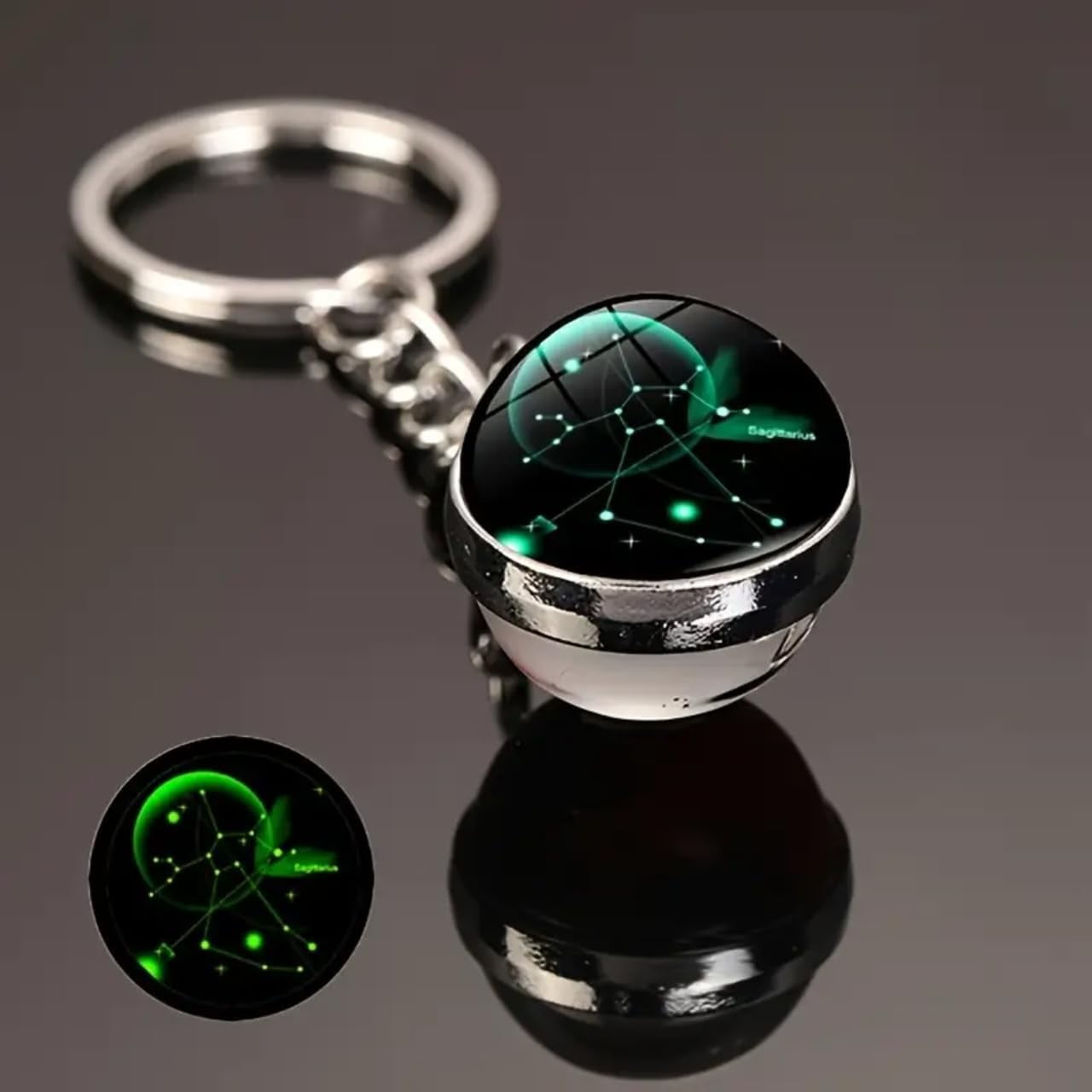 12 Zodiac Constellation Car Keychain(Luminous light),Glowing Starry ...