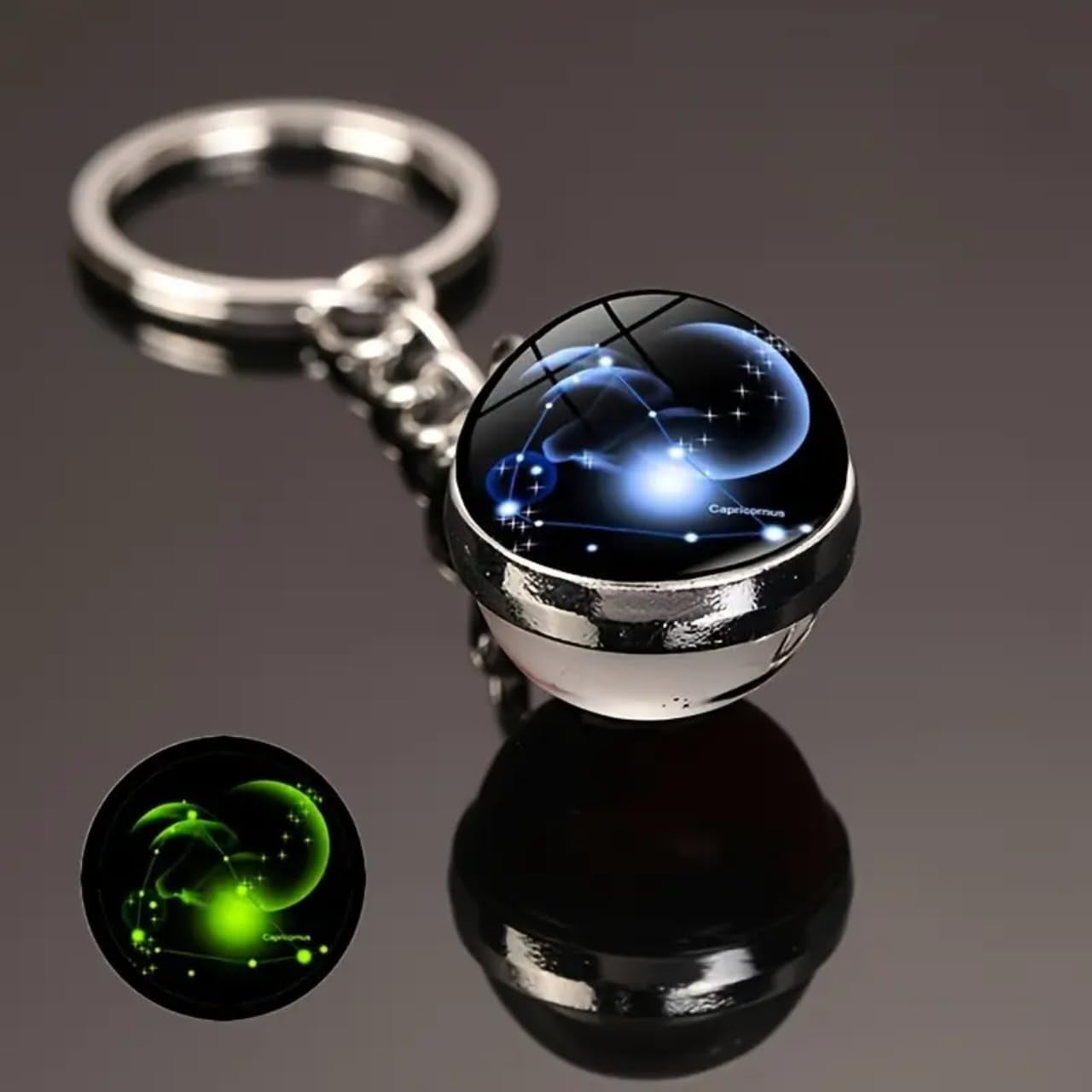 12 Zodiac Constellation Car Keychain(Luminous light),Glowing Starry ...