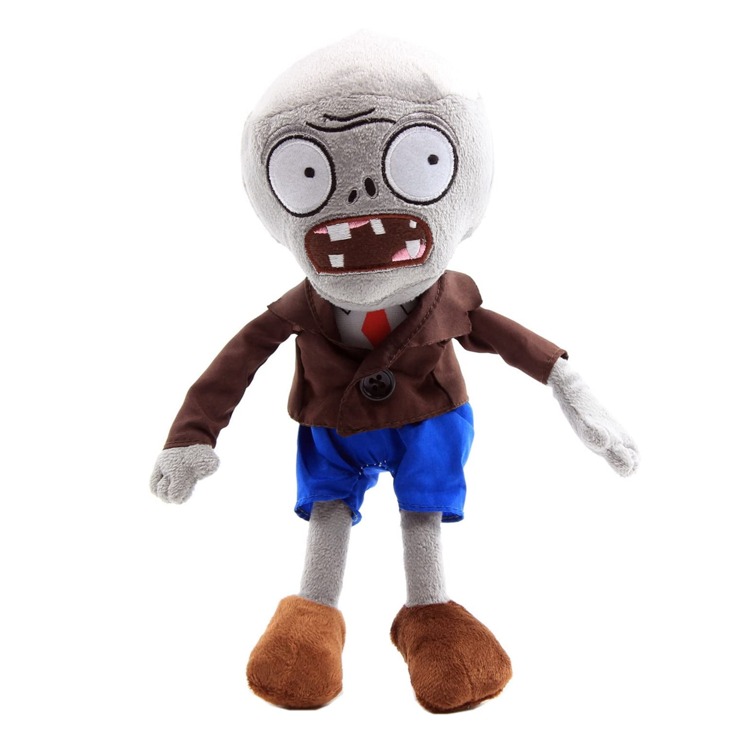 12" Zombies Plush Brown Coat Toy Basic Normal Zombies Game Stuffed Soft ...
