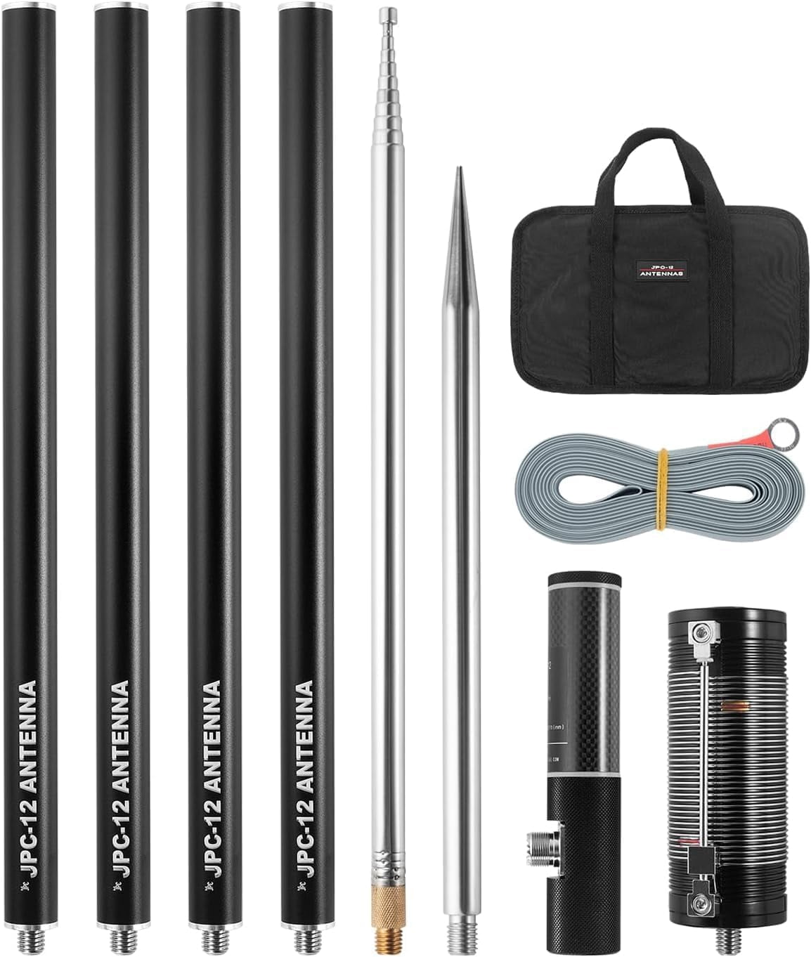 -12 amateur radio antenna 7-50 full band vertical antenna low 40-68 ...