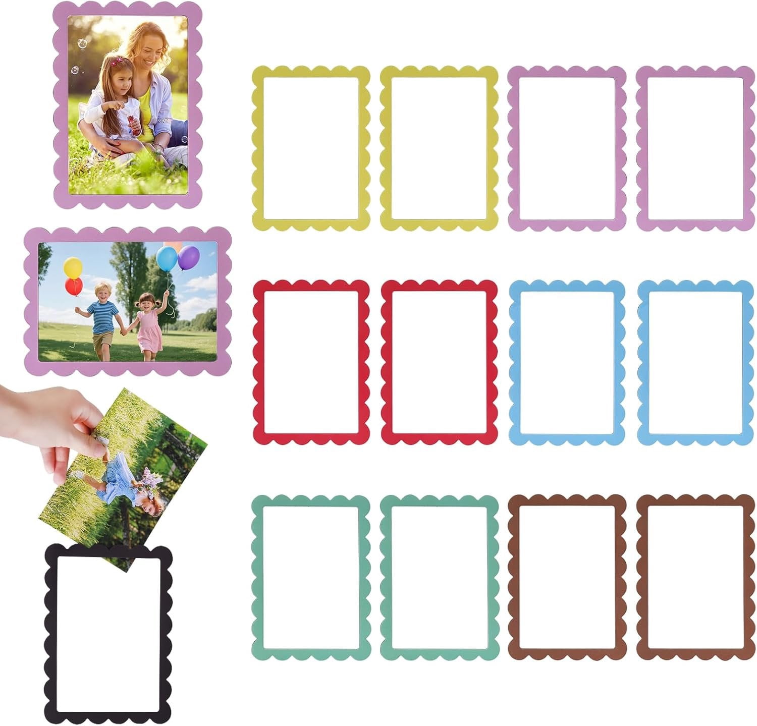 12 count 4 x 6 Inch Picture Frames for Refrigerator, Photo Frames for ...