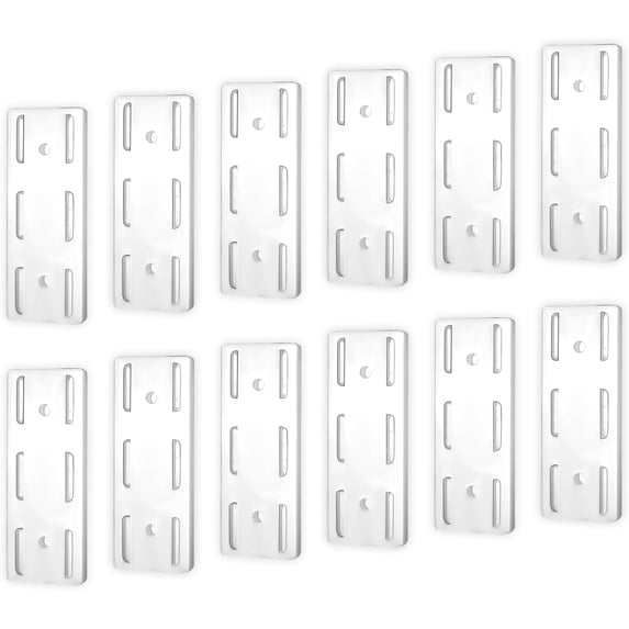 12 count Adhesive Punch Free Socket Holder, Desktop Socket Fixer Wall ...