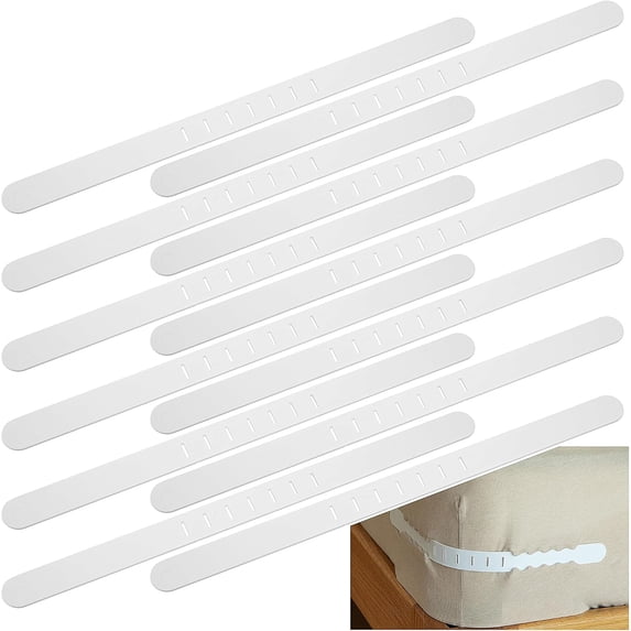 12 count Bed Sheet Holder Replacement Strips,Replacement Strips for ...
