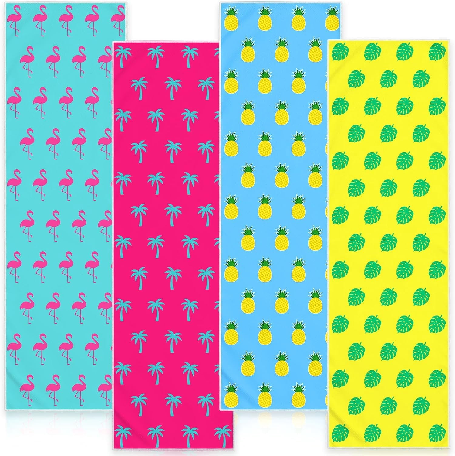 12 count Cooling Towel, 40"X12" Hawaiian Print Baseball Ice Towels Soft ...