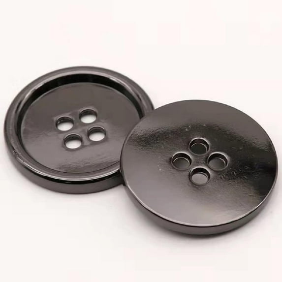 12 count Four-Eye Metal Button Suit Buttons Crafts Button Decorative ...