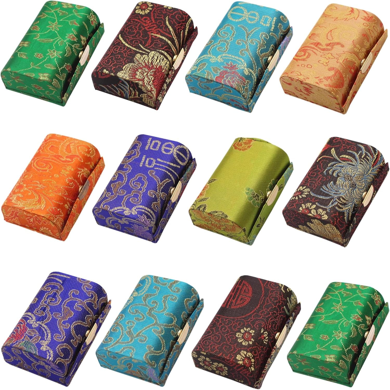 12 count Lipstick Case with Mirror Lipstick Holder Storage Case Mini ...