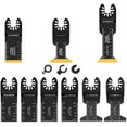 12 count Titanium and High Oscillating Tool , Quick Release Multitool ...