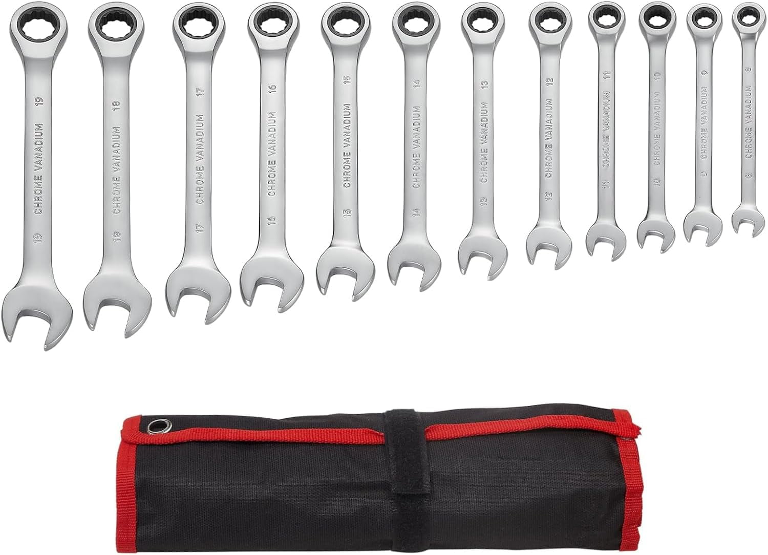 12 count Wrench Set - Versatile Ratchet Wrenches for Efficient ...