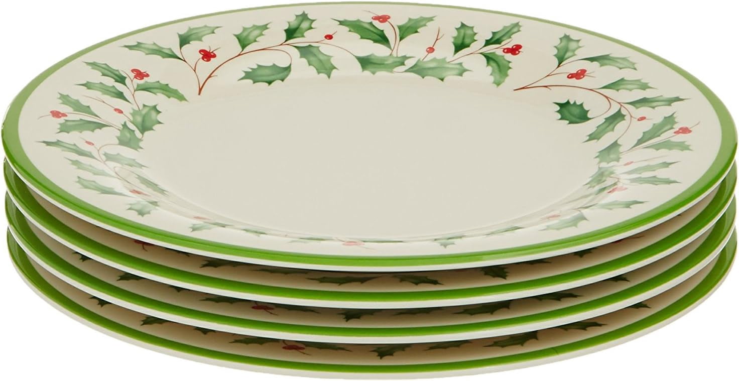 12 cubic inches, Christmas Dinnerware, Hosting, 863668 Holiday 4-Piece ...