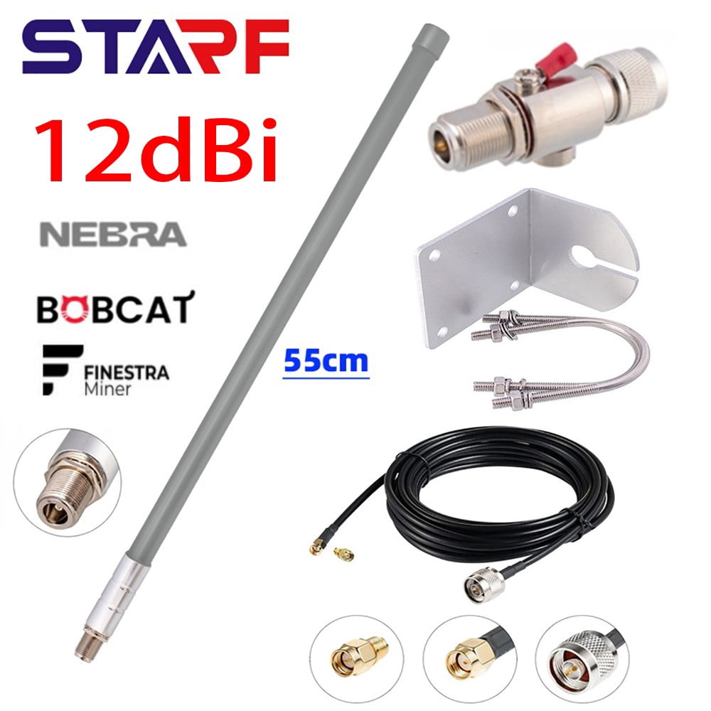 12 dBi Helium Hotspot RAK Nebra Bobcat 300 MNTD HNT Miner Lora Antenna ...