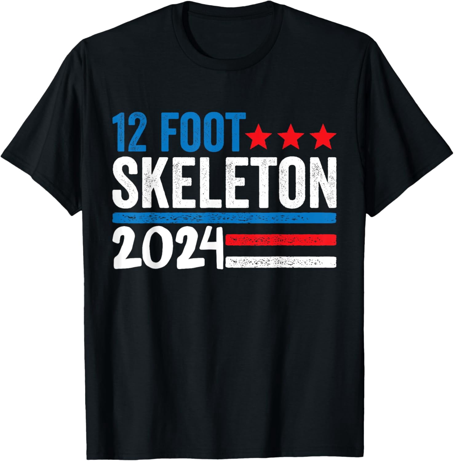12 foot skeleton 2025 Giant Skelly funny USA election humor T-Shirt ...