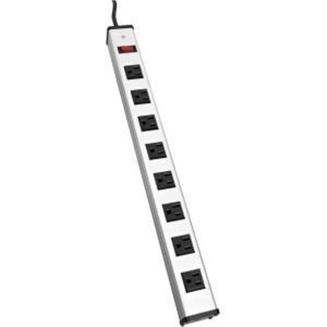 12 ft. & 23 in. 125V - 15A, 8-Outlet Industrial Power Strip Cord ...