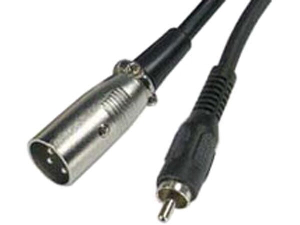 12 ft. 3P XLR Plug to RCA Male Audio Microphone Cord Cable - Walmart.com