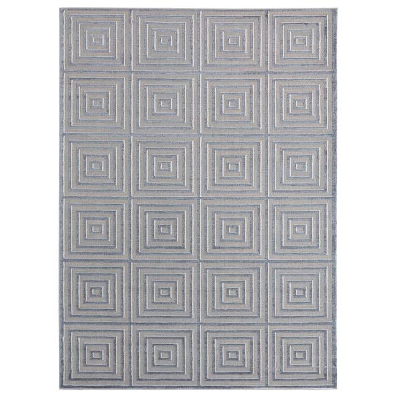 12 ft. 6 in. x 15 ft. Cascades Tehama Oversize Rectangle Rug, Blue ...