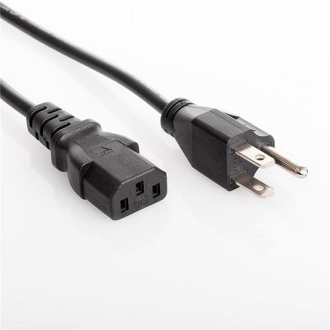 12 ft. Computer Power Cord, Black - Walmart.com