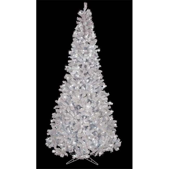 12 ft. Flocked Arctic Pine, White - Walmart.com