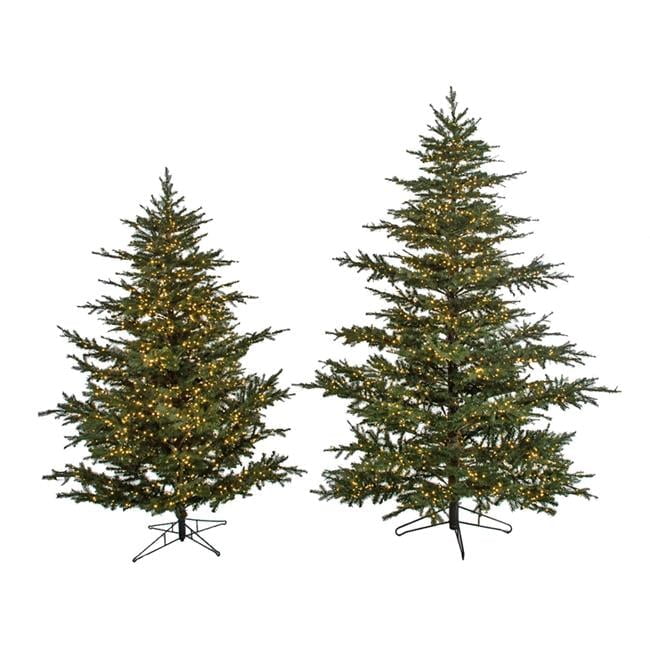 12 ft. Full Size Arkansas Spruce Trees with Lights - Walmart.com