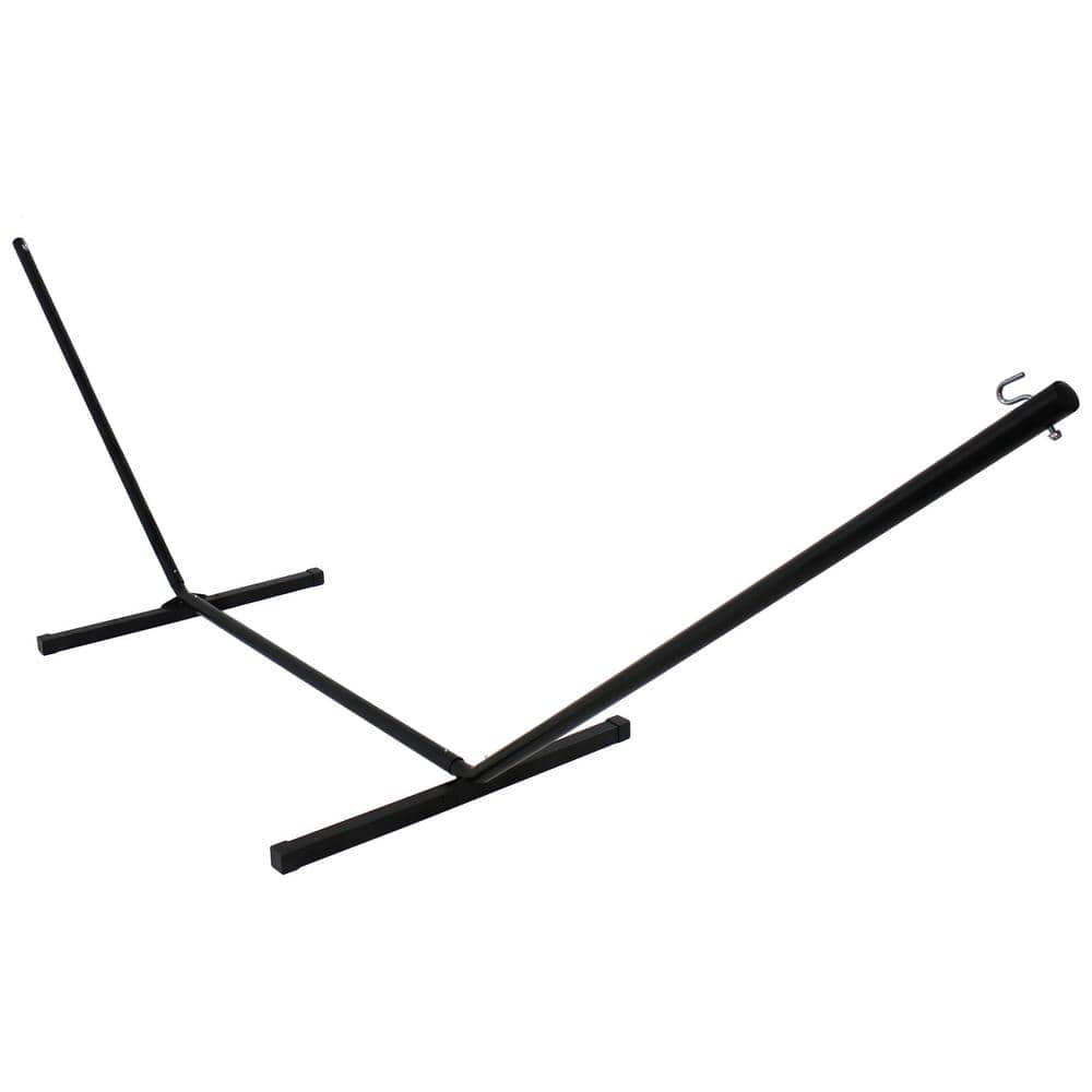 12 ft. Heavy-Duty Steel Beam Hammock Stand in Black - Walmart.com