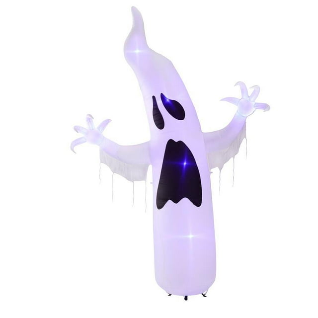 12 ft. Short Circuit Ghost Halloween Inflatable with Lightshow ...