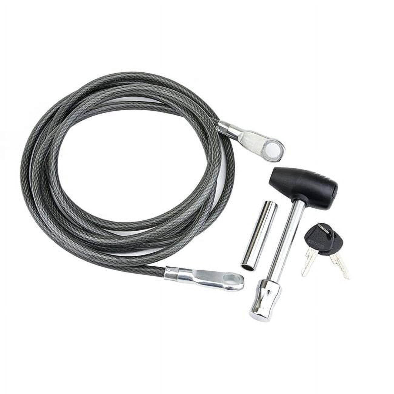 12 ft. Steel Cable with Receiver Lock - Walmart.com