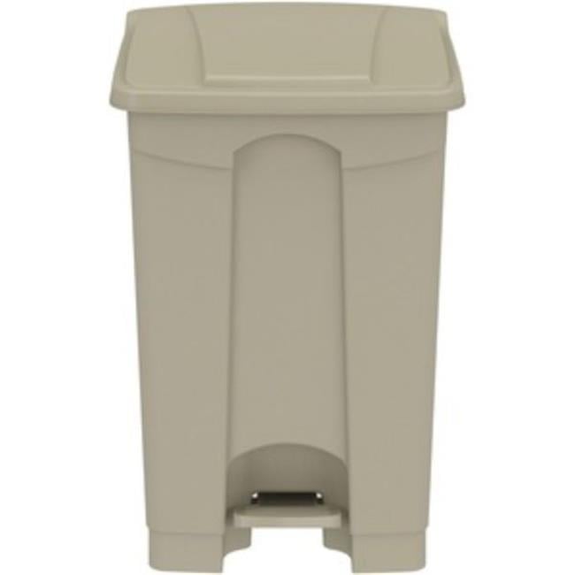12 gal Plastic Step-on Receptable, Tan - Walmart.com