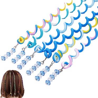 Kids Hair Styling Tools for Girls, FunKidz Twister Clip Colorful Spiral ...