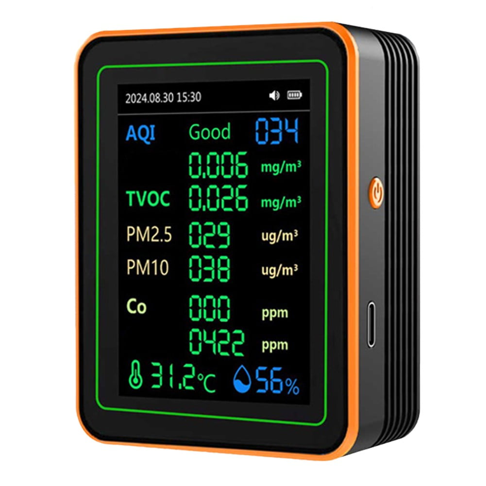 12 In 1 Air Quality Monitor With Pm2 5 Pm10 Particle Detection And ...